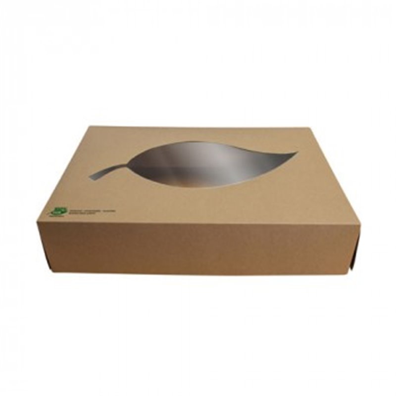 Catering Box Cardboard with PLA Window - Eco-Friendly Solution ...