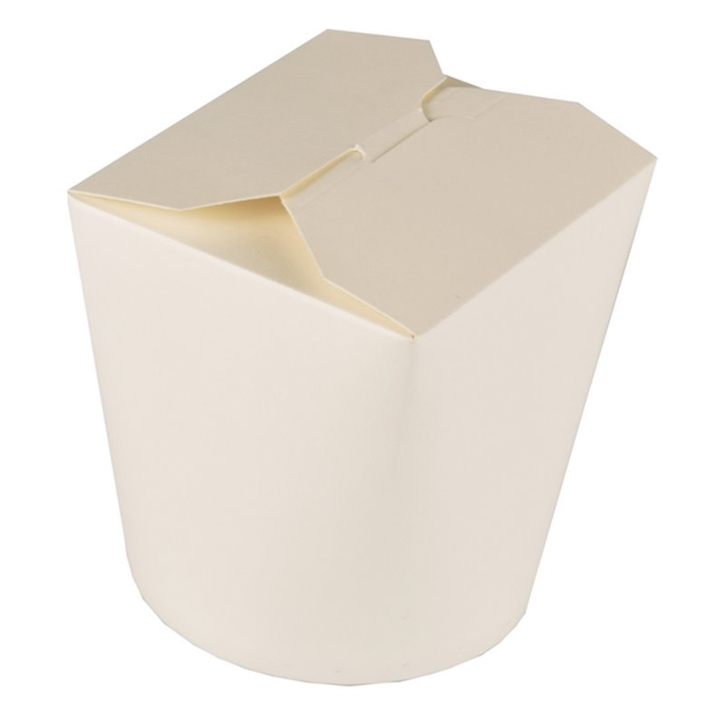 White Cardboard Pasta Box 950ml - Horecavoordeel.com