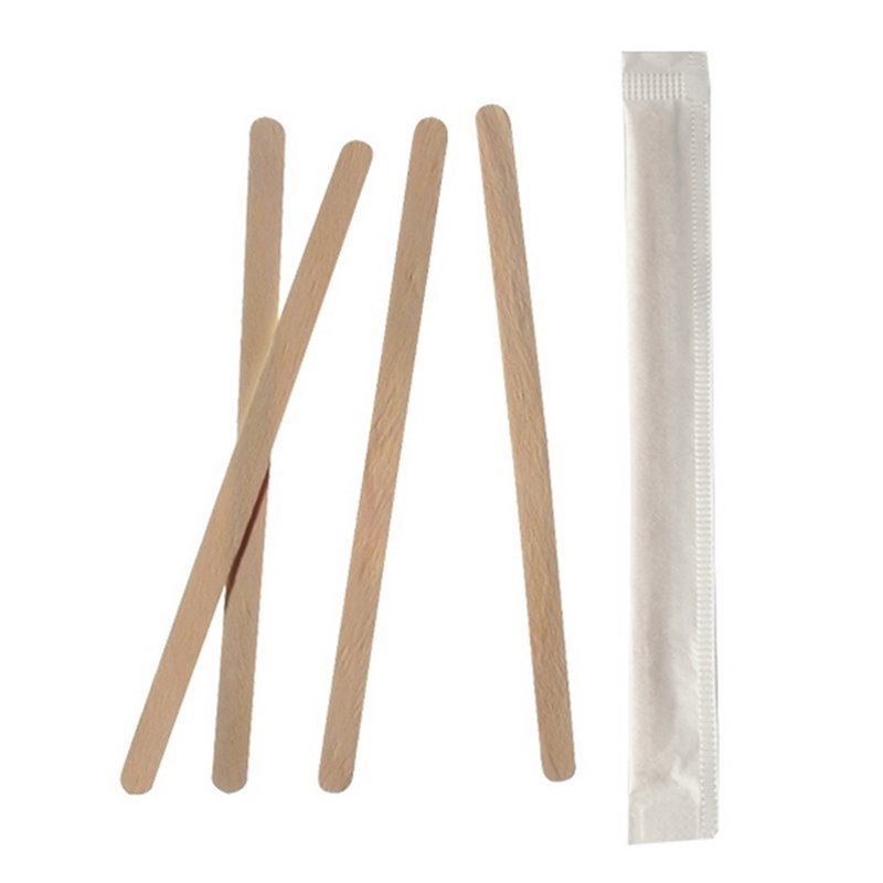 Wooden Stirring Sticks 14cm x 6mm - Individually Packed ...