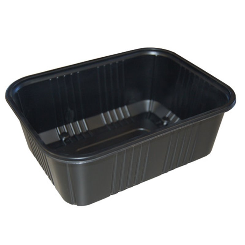 Enterpack Container Topseal Tray Black PP 800cc PSW-19154 ...