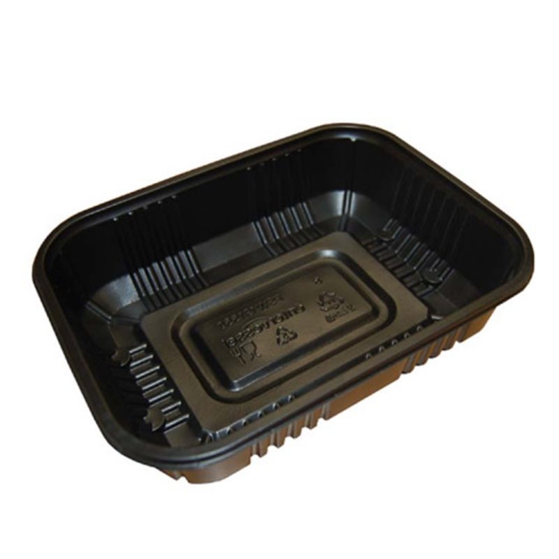 Enterpack 1700cc Black PP Container Topseal Tray PSW-23195 ...