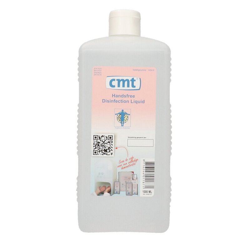 CMT Disinfection Liquid Gel Handsfree 1L - Effective Hand Sanitizer ...