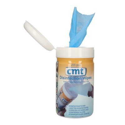 CMT Disinfection Wipes Canister Blue - Effective Cleaning Solution ...