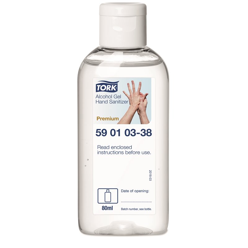 Tork Alcohol Gel 80ml Hand Sanitiser - Horecavoordeel.com