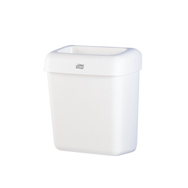 Tork Waste Bin 20 Liter White Plastic -Horecavoordeel.com-